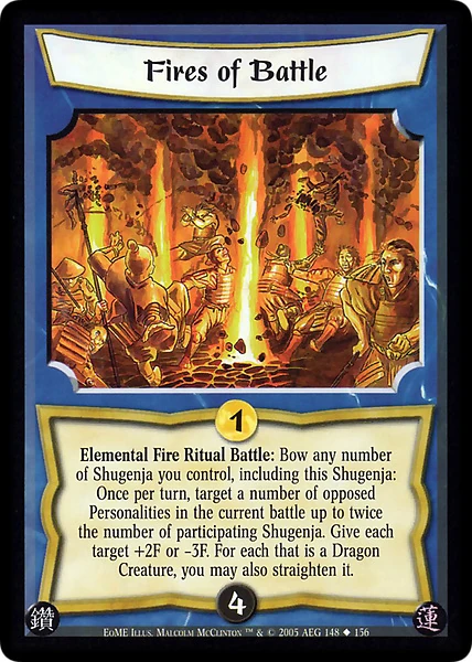 Fires of Battle/card | L5r: Legend of the Five Rings Wiki | Fandom