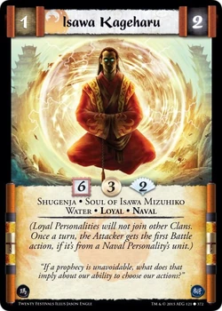 Isawa Kageharu/card | L5r: Legend of the Five Rings Wiki | Fandom