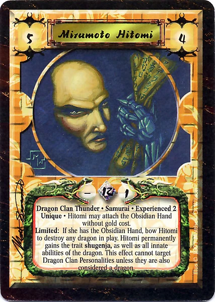 Mirumoto Hitomi Exp2/card | L5r: Legend of the Five Rings Wiki | Fandom