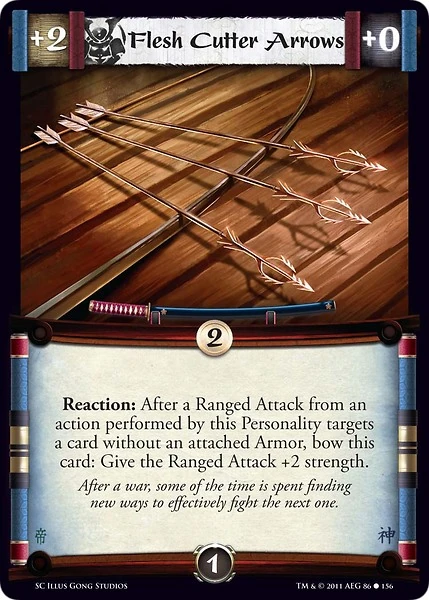 Flesh Cutter Arrows/card | L5r: Legend of the Five Rings Wiki | Fandom