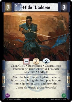 Hida Tadama/card | L5r: Legend of the Five Rings Wiki | Fandom