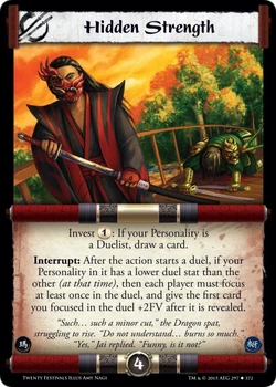 Hidden Strength/card | L5r: Legend of the Five Rings Wiki | Fandom