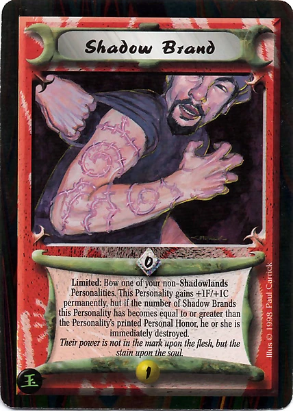Shadow Brand/card | L5r: Legend of the Five Rings Wiki | Fandom