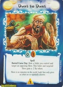 Dust to Dust/card | L5r: Legend of the Five Rings Wiki | Fandom