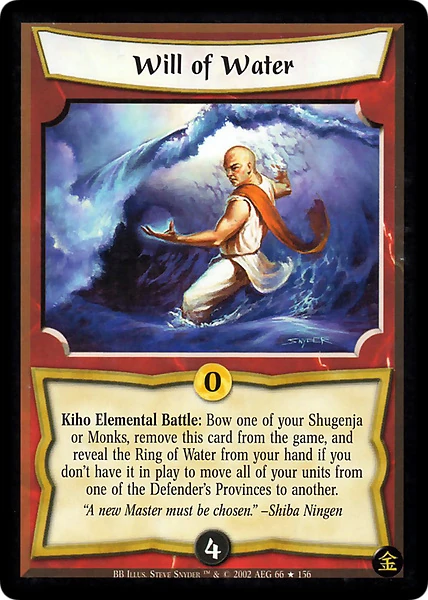 Will of Water/card | L5r: Legend of the Five Rings Wiki | Fandom