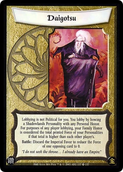 Daigotsu (Wind)/card | L5r: Legend of the Five Rings Wiki | Fandom