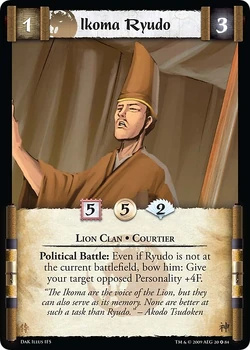 Ikoma Ryudo/card | L5r: Legend of the Five Rings Wiki | Fandom