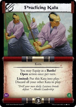 Practicing Kata/card | L5r: Legend of the Five Rings Wiki | Fandom
