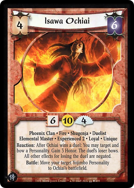 Isawa Ochiai Exp2/card | L5r: Legend of the Five Rings Wiki | Fandom