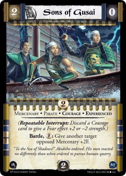 Sons of Gusai Exp/card | L5r: Legend of the Five Rings Wiki | Fandom