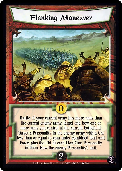 Flanking Maneuver/card2 | L5r: Legend of the Five Rings Wiki | Fandom