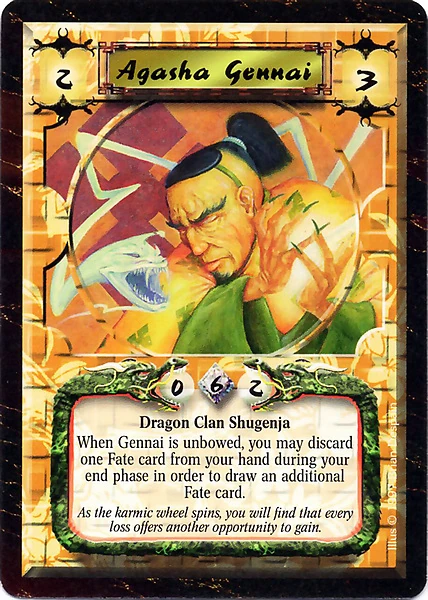Agasha Gennai/card | L5r: Legend of the Five Rings Wiki | Fandom