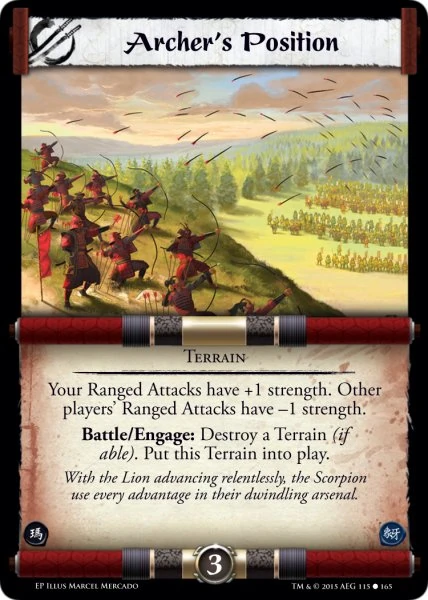 Archer's Position/card | L5r: Legend of the Five Rings Wiki | Fandom