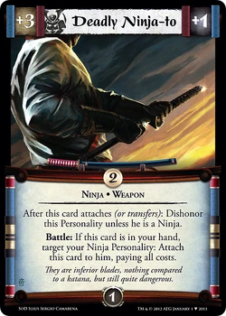 Deadly Ninja-to/card | L5r: Legend of the Five Rings Wiki | Fandom