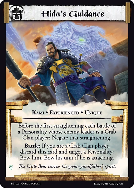 Hida's Guidance Exp/card | L5r: Legend of the Five Rings Wiki | Fandom