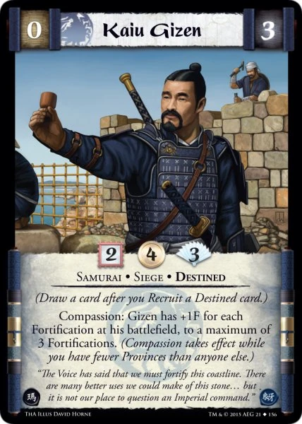 Kaiu Gizen/card | L5r: Legend of the Five Rings Wiki | Fandom