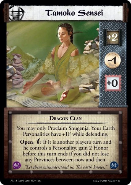 Tamoko Sensei/card | L5r: Legend of the Five Rings Wiki | Fandom