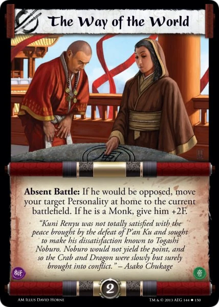 The Way of the World/card | L5r: Legend of the Five Rings Wiki | Fandom