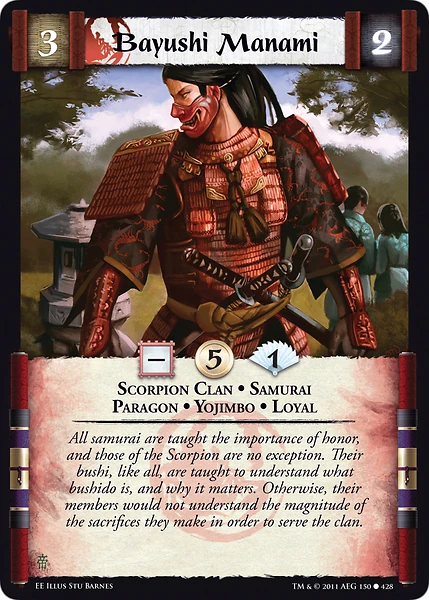 Bayushi Manami/card | L5r: Legend of the Five Rings Wiki | Fandom