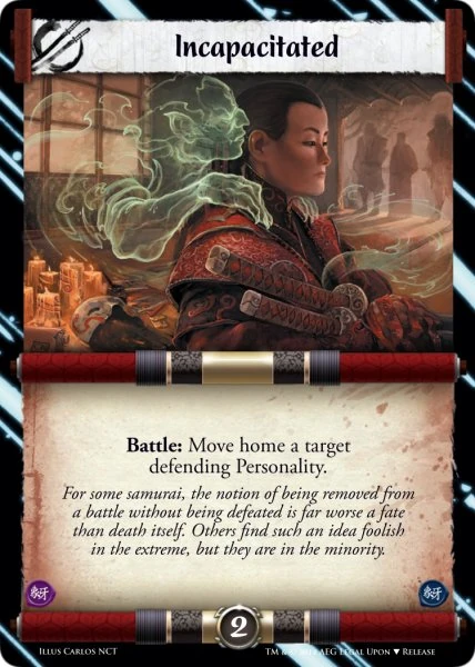 Incapacitated/card2 | L5r: Legend of the Five Rings Wiki | Fandom