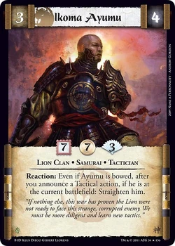 Ikoma Ayumu/card | L5r: Legend of the Five Rings Wiki | Fandom