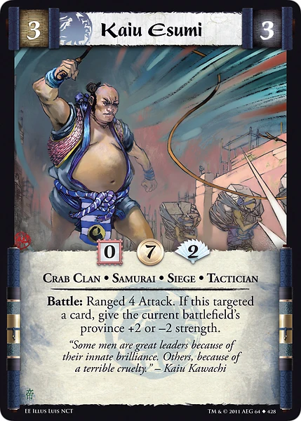 Kaiu Esumi/card | L5r: Legend of the Five Rings Wiki | Fandom