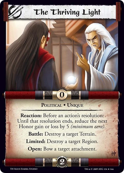 The Thriving Light/card | L5r: Legend of the Five Rings Wiki | Fandom