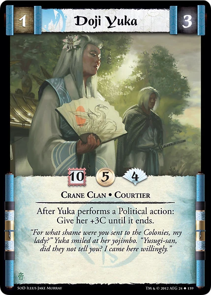 Doji Yuka/card | L5r: Legend of the Five Rings Wiki | Fandom