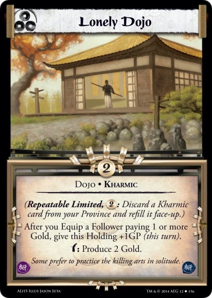 Lonely Dojo/card | L5r: Legend of the Five Rings Wiki | Fandom