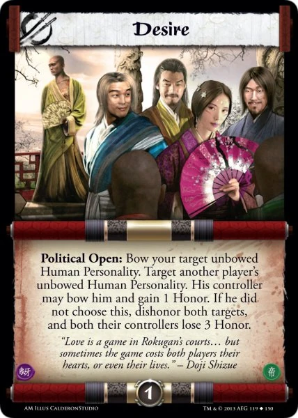 Desire/card | L5r: Legend of the Five Rings Wiki | Fandom