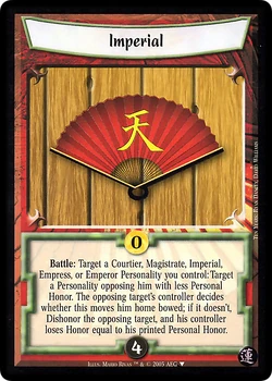 Imperial/card | L5r: Legend of the Five Rings Wiki | Fandom