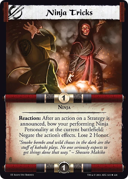 Ninja Tricks/card2 | L5r: Legend of the Five Rings Wiki | Fandom