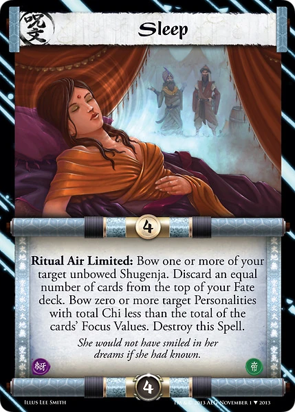 Sleep/card | L5r: Legend of the Five Rings Wiki | Fandom