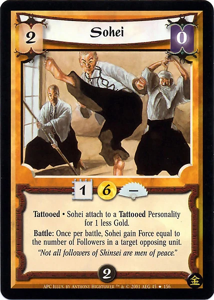 Sohei/card | L5r: Legend of the Five Rings Wiki | Fandom