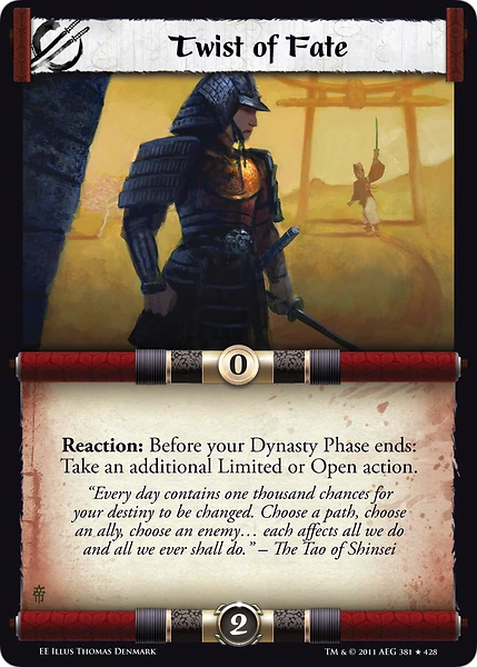 Twist of Fate/card2 | L5r: Legend of the Five Rings Wiki | Fandom