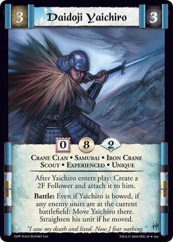 Daidoji Yaichiro Exp/card | L5r: Legend of the Five Rings Wiki | Fandom