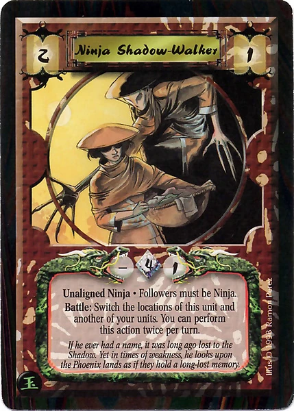 Ninja Shadow-Walker/card | L5r: Legend of the Five Rings Wiki | Fandom