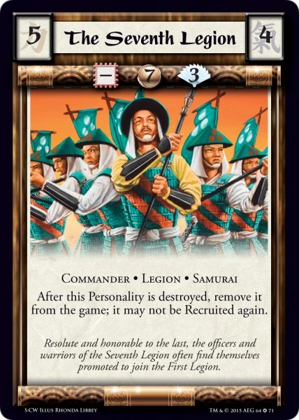 The Seventh Legion/card | L5r: Legend of the Five Rings Wiki | Fandom