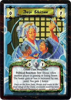 Doji Shizue/card | L5r: Legend of the Five Rings Wiki | Fandom