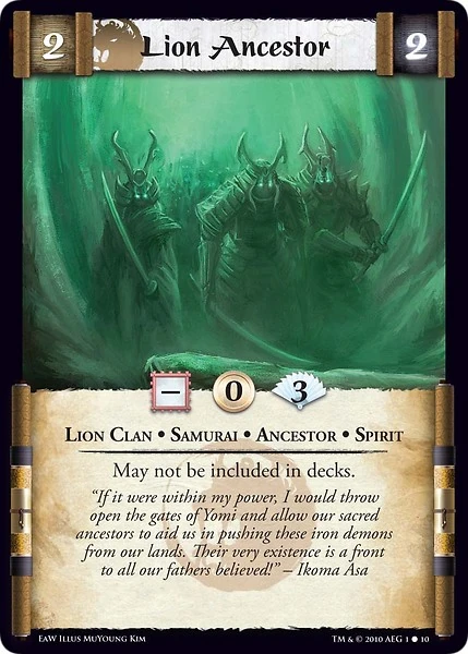 Lion Ancestor/card | L5r: Legend of the Five Rings Wiki | Fandom
