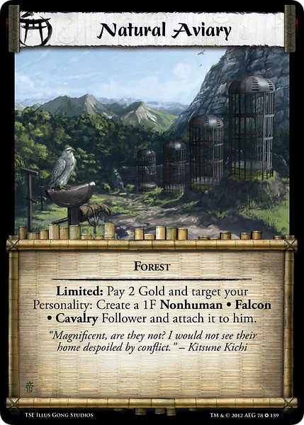 Natural Aviary/card | L5r: Legend of the Five Rings Wiki | Fandom