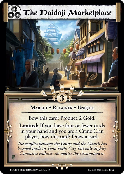 The Daidoji Marketplace/card | L5r: Legend of the Five Rings Wiki | Fandom