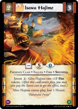 Isawa Hajime/card | L5r: Legend of the Five Rings Wiki | Fandom
