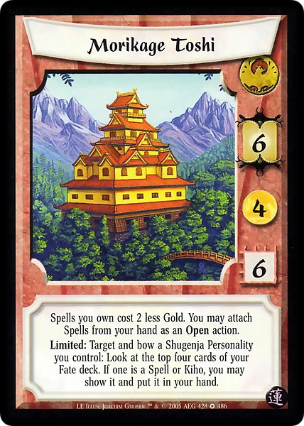 Morikage Toshi/card | L5r: Legend of the Five Rings Wiki | Fandom
