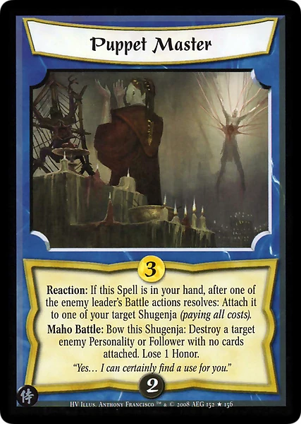 Puppet Master/card | L5r: Legend of the Five Rings Wiki | Fandom