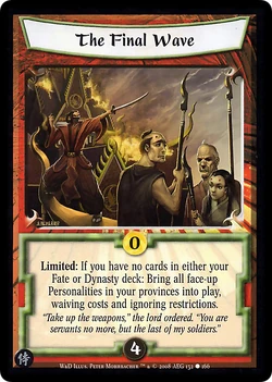 The Final Wave/card | L5r: Legend of the Five Rings Wiki | Fandom