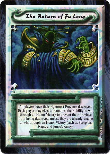 The Return of Fu Leng/card | L5r: Legend of the Five Rings Wiki | Fandom