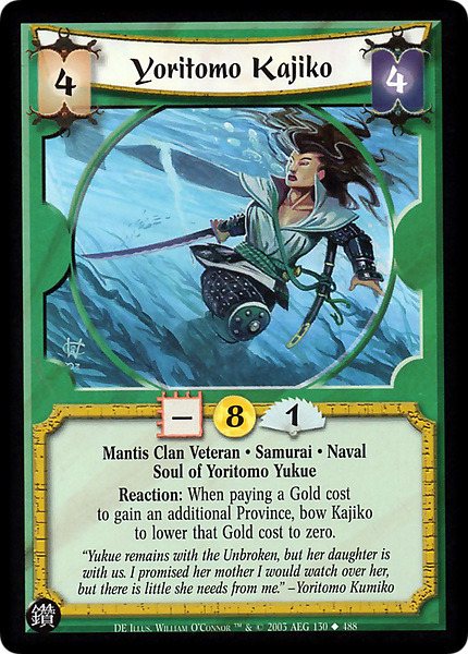 Yoritomo Kajikocard L5r Legend Of The Five Rings Wiki Fandom