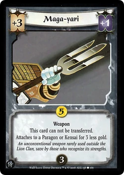 Maga-yari/card | L5r: Legend of the Five Rings Wiki | Fandom