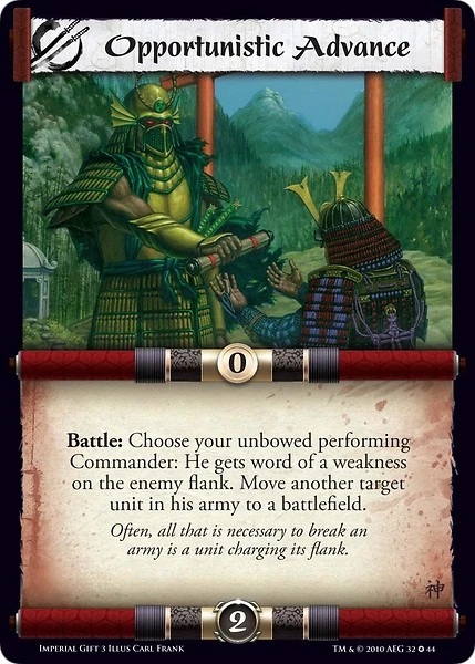 Opportunistic Advance/card | L5r: Legend of the Five Rings Wiki | Fandom